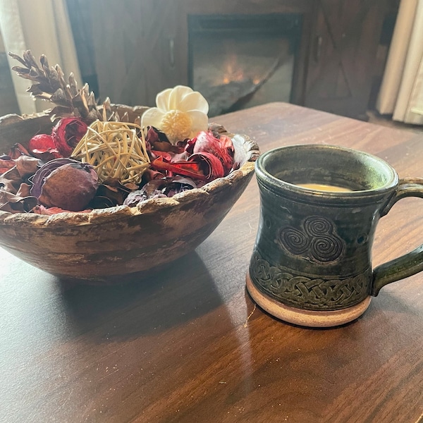 Irish Celtic Pottery 'dip Dish' - Etsy