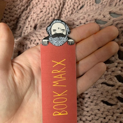 Karl Marx Bookmark - Etsy