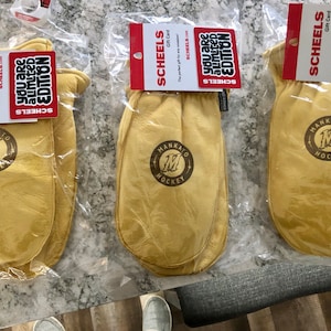 Leather Chopper Mittens With State Logo Engraved Custom Engraved ...