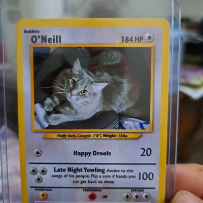 Custom Pokemon Card, Pokemon Gift, Pokmeon Card, Pokemon TCG, Pokemon ...