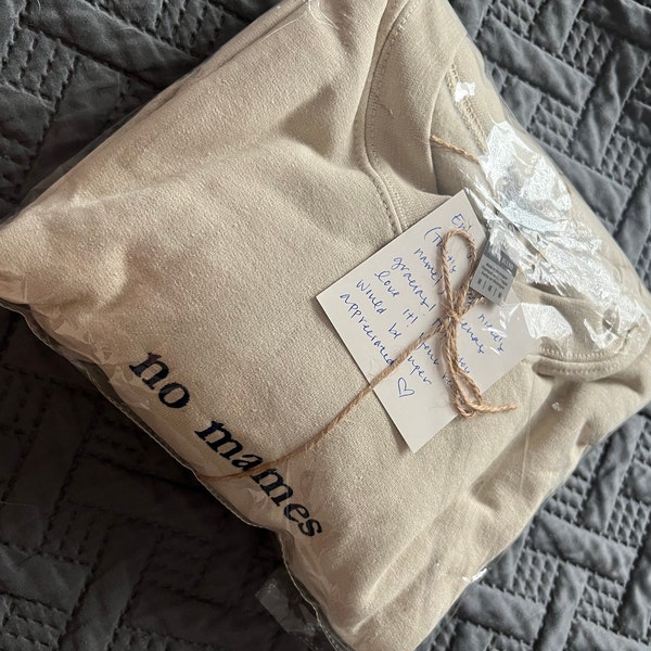 Unisex Embroidered No Mames Crewneck - Etsy