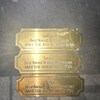 Personalized Brass Plate Custom Name Tag,memory Brass Plate Engraved ...
