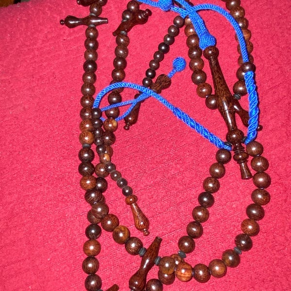 Iron Wood Tasbih Subha Prayer Beads Misbaha 99 Beads - Etsy