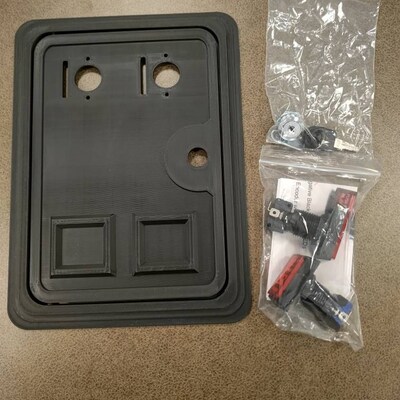 Full Size Arcade 3D Printed Coin Door With LED Credit Buttons - Etsy