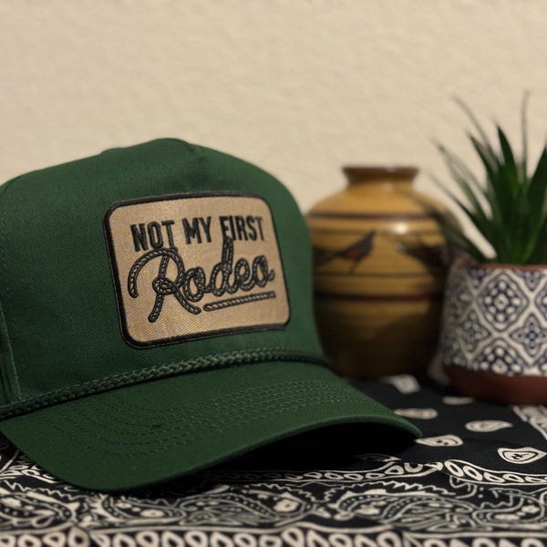 Not My First Rodeo Patch, Trucker Cap Patch, Iron On, DIY Patch, Cowgirl Patch, Western Patch - Etsy