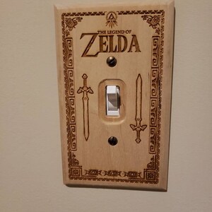 The Legend of Zelda Light Switch Cover - Etsy