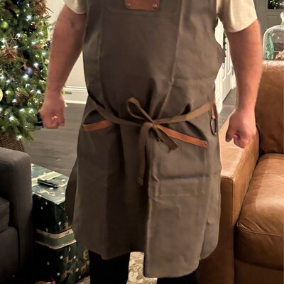 Personalized Apron High Quality Materials & Workmanship, Leather Strap ...
