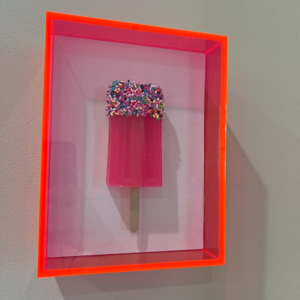 Resin Popsicle Wall Art, Popsicle Painting, Pop Art Popsicles - Etsy