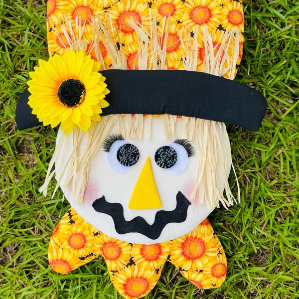No Sew Scarecrow PDF Pattern, Fall Scarecrow Head Pattern, Autumn PDF ...