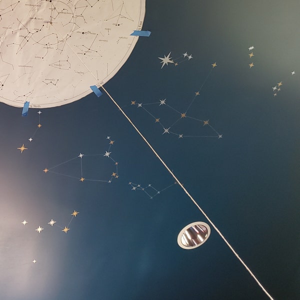 STAR Stencil - Reusable Twinkle Star Stencils, Starry Night Stencil ...