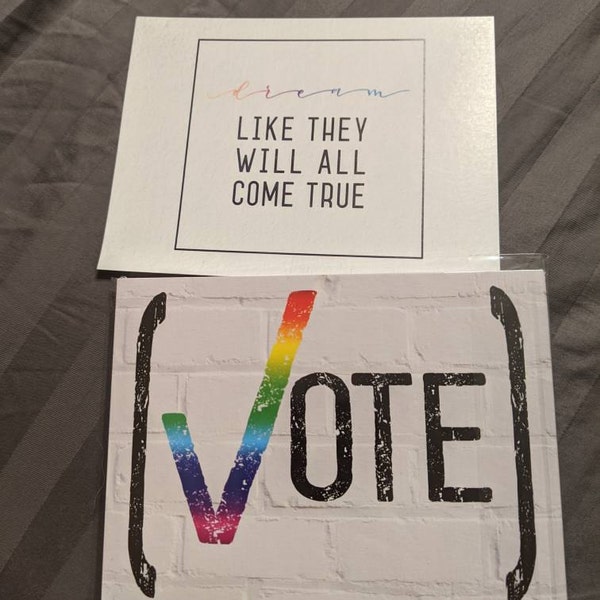 The Pledge of Kindness to Help Others Rainbow Postcard 20-card Pack ...