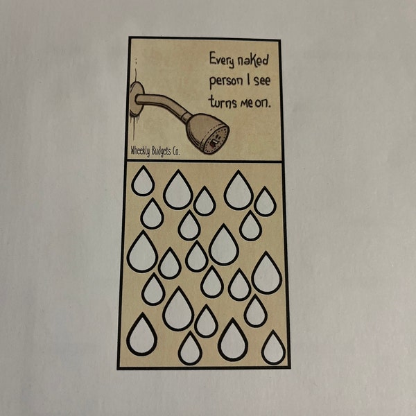 Shower Savings Challenge - Etsy