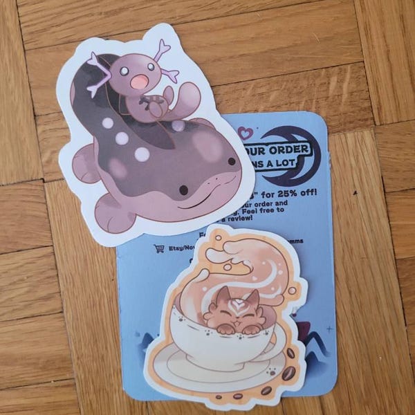 Ogerpon Cute Vinyl Sticker - Etsy