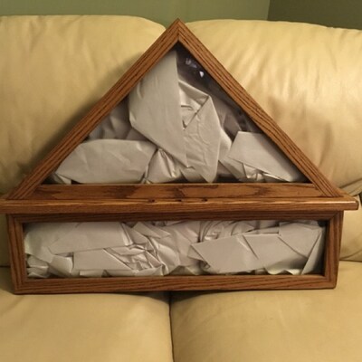 Memorial Flag Display Case With Shell Casings and Medals Section - Etsy