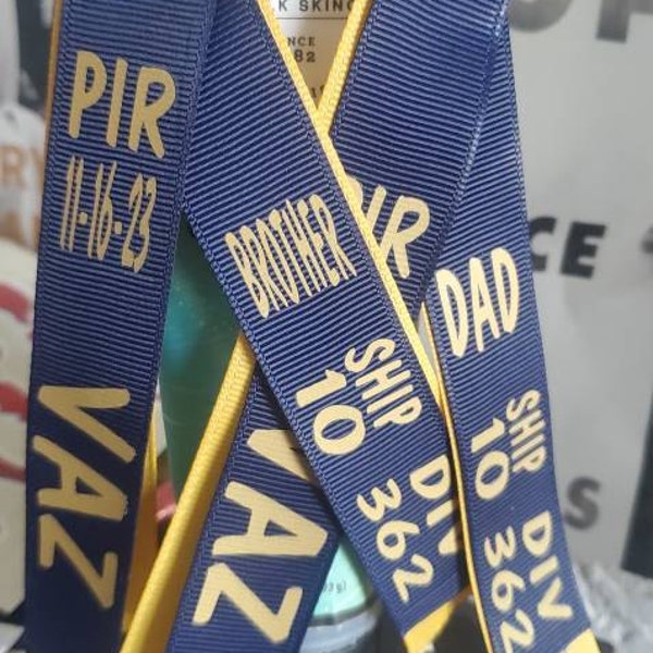 PIR Ribbons, NAVY Boot Camp Graduation Ribbons - Etsy