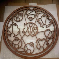 Brain Gears Wooden Clock Head Clock Gears Clock Brain Clock 17 Moving ...