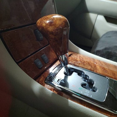 LEXUS Anthracite Leather With Dark Red Stitch Shift Knob RX350 RX450 ...
