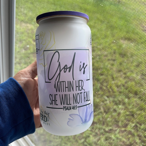 Bible Verses 16oz Libbey Can Tumbler Wrap PNG File • Religious ...