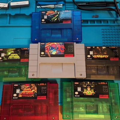 SNES Cartridge Labels - Etsy