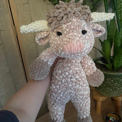 Benny the Highland Cow Pattern, Crochet Highland Cow Pattern Only - Etsy