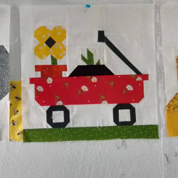 Shamrock Clover Leaf Quilt Block Pattern St. Patrick's Day PDF ...