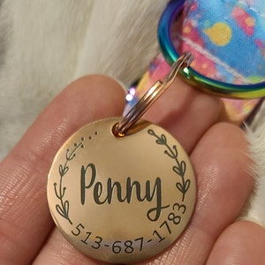 Engraved Dog Tag Dog ID Tag Pet Tag Personalized Dog Name Tag - Etsy UK