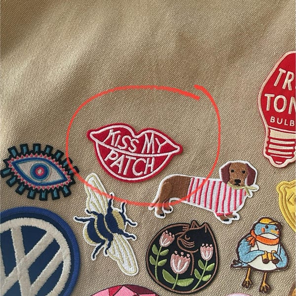 PEACE Sign Patch Hippy Fingers Iron on Patch Victory Flower Power ...