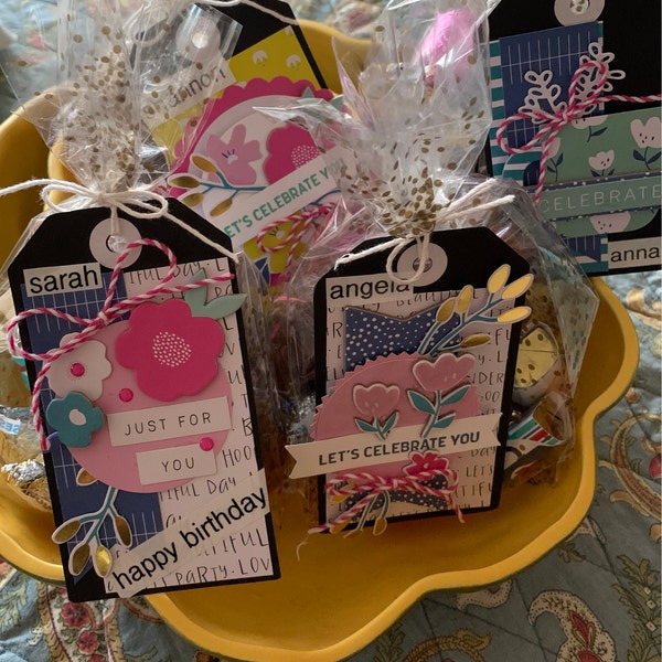 Stampin’up Lot of 6 Birthday Gift Tags Handmade - Etsy