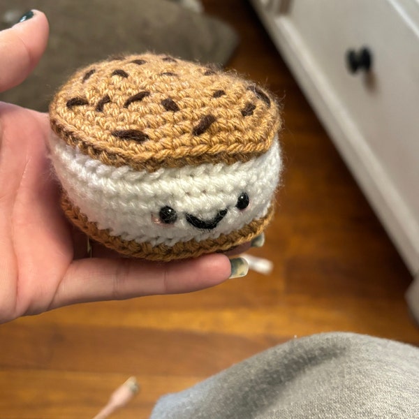 Ice Cream Cookie Sandwich Crochet Pattern! PATTERN ONLY! PDF Download ...