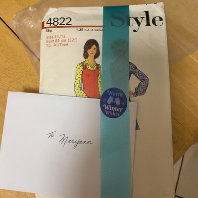 Easy New Look Sewing Pattern 6861, Women's Side Tie Wrap Dress, Short ...