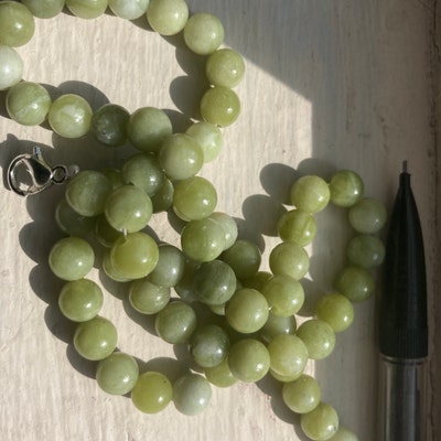 Genuine Natural Peridot Jade Gemstone Grade AAA Round 4mm 6mm 8mm 10mm ...