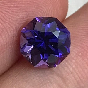 Light Orange Oregon Sunstone 1.39 Carat 7.8mm Custom Fancy Cut, Loose ...