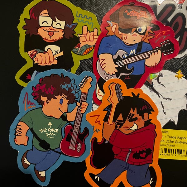 Teto Kasane Glitter Sticker Sheet - Etsy