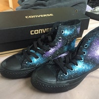 Buy Galaxy Converse, Galaxy Shoes, Galaxy Hi Tops, Custom Converse ...