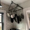 Small Pot Rack, Blacksmith Made, Kitchen Rack With 10 Sliding Hooks - Etsy