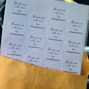 Birthday Party Foiled Stickers, Personalized Foiled Birthday Stickers ...