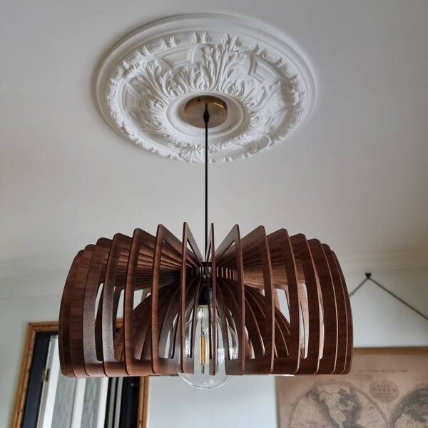 Wooden Ceiling Light,wood Ceiling Lamp,pendant Light,chandelier ...