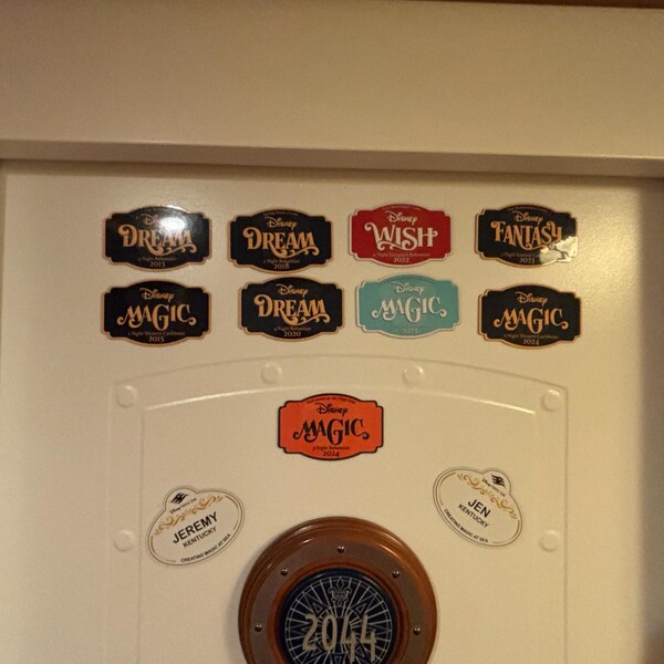 Personalised Mickey Balloon Cruise Door Magnet Disney Cruise Magnets ...