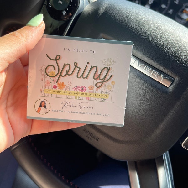 Realtor Spring Pop by Tag: Editable Marketing Template (digital) - Etsy