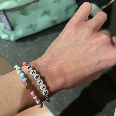 14k Gold Color Block Bracelets Stacking Bracelets Stretch Bracelet ...