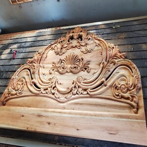 2 Bed Set RLF File 3D STL Models Furniture Beds Headboard Backsides for ...