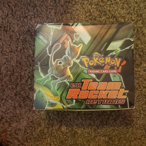 Filled & Sealed Vintage Proxy Pokemon Trading Card Game Booster Box ...