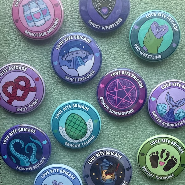 Nonhuman Romance Merit Badges - Etsy