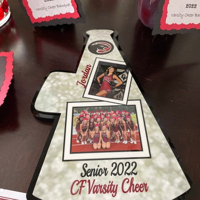 Cheerleader Award Senior Plaque Cheer Coach Plaque Cheer Sponsorship ...