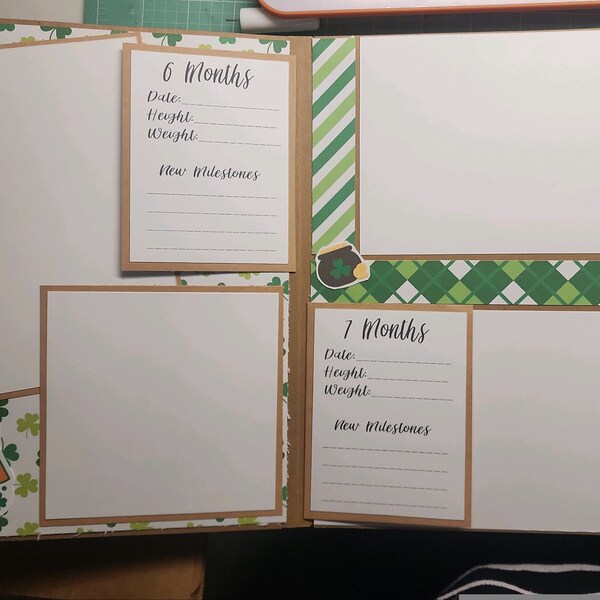 St Patricks Digital Paper Pack - Printable Graphic Design Patterns ...