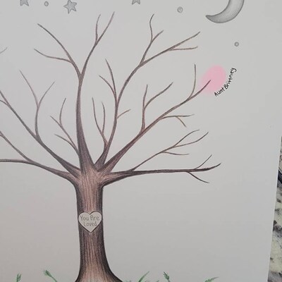 INSTANT DOWNLOAD Twinkle Twinkle Little Star Gender Reveal Fingerprint ...