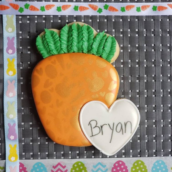 Carrot With Heart Cookie Cutter - Etsy