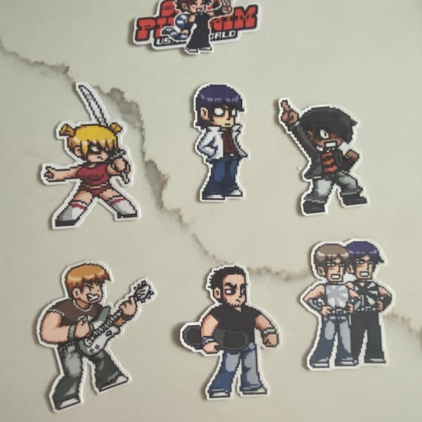 Evil Ex’s - Scott Pilgrim VS. the World Stickers - Etsy