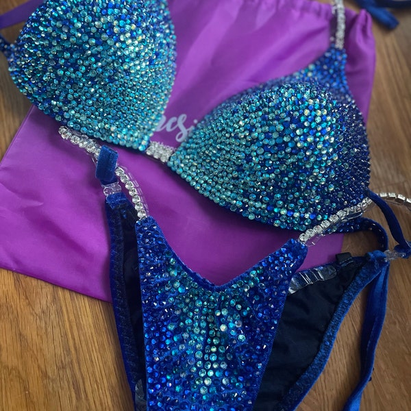 Competition Set - Rhinestone Fitness - NPC - IFBB - WBFF - Figure ...