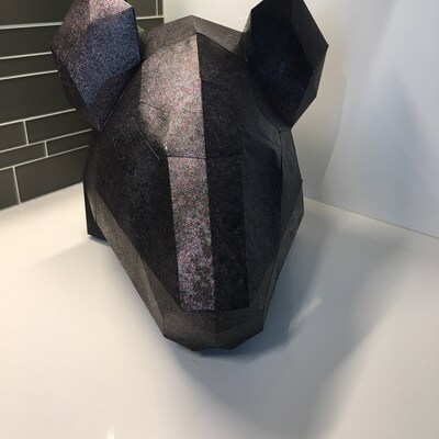 Papercraft Rat Mask, Papercraft Template, Printable Mask, DIY Digital ...